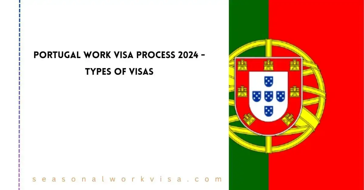 Portugal Work Visa Process 2024 - Types of Visas