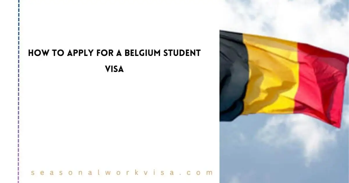 How to Apply for a Belgium Student Visa 2025 - Check Here