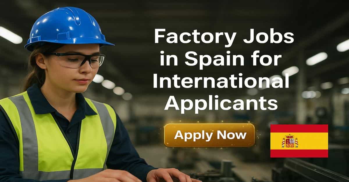 Factory Jobs in Spain for International Applicants 2026