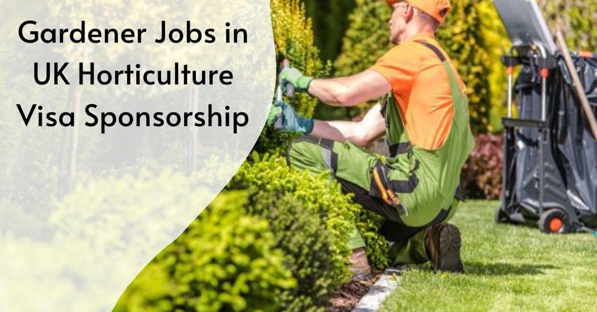 Gardener Jobs in UK Horticulture Visa Sponsorship 2026