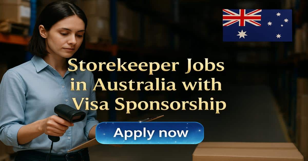 Storekeeper Jobs in Australia with Visa Sponsorship 2026