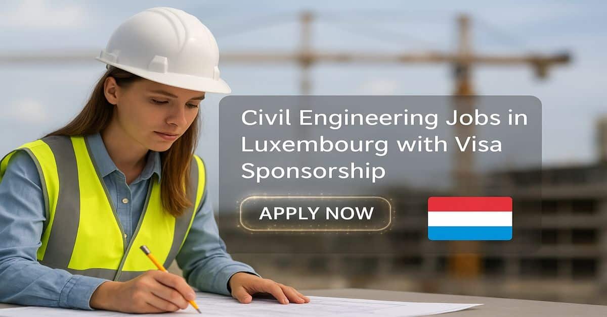 Civil Engineering Jobs in Luxembourg with Visa Sponsorship