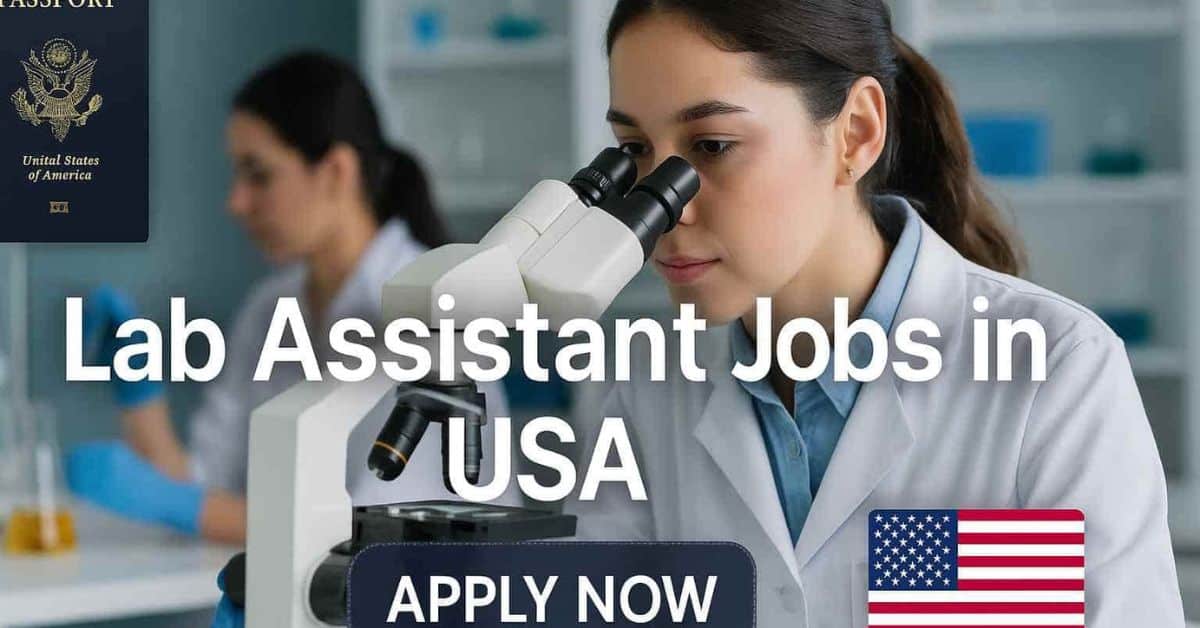 Lab Assistant Jobs in USA with EB-3 Visa Sponsorship 2026