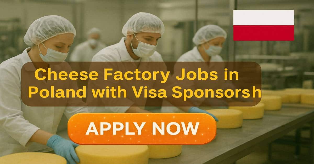 Cheese Factory Jobs in Poland with Visa Sponsorship 2026