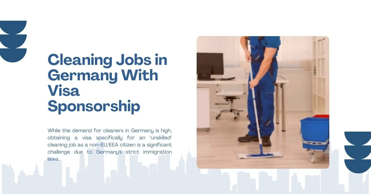 Cleaning Jobs in Germany With Visa Sponsorship 2026