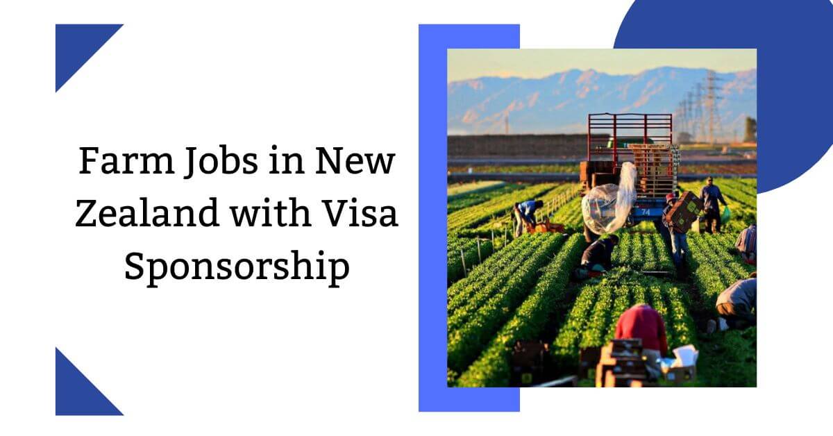Farm Jobs in New Zealand with Visa Sponsorship 2026