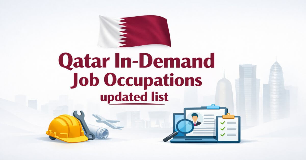 Qatar In-Demand Job Occupations updated list 2026