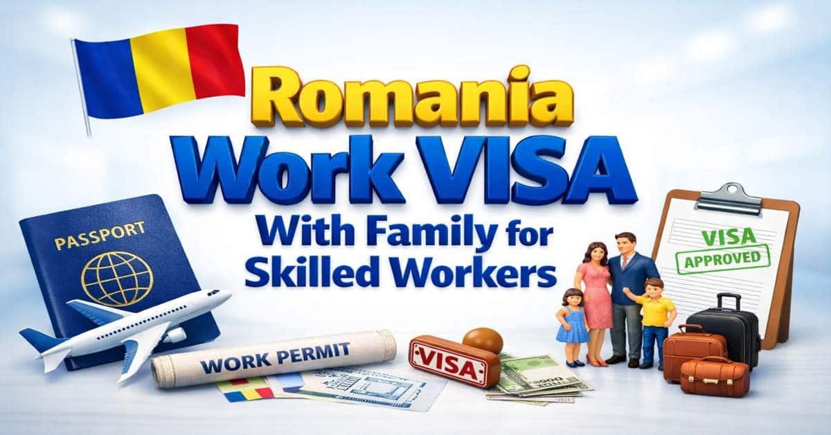 Romania Work VISA With Family for Skilled Workers 2026