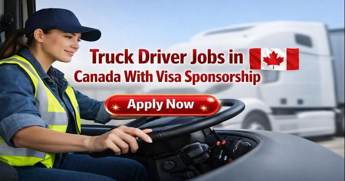 Truck Driver Jobs in Canada With Visa Sponsorship 2026