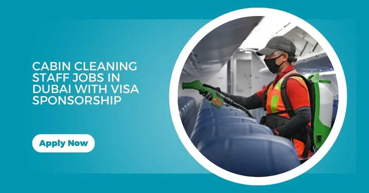 Cabin Cleaning Staff Jobs in Dubai with Visa Sponsorship 2026