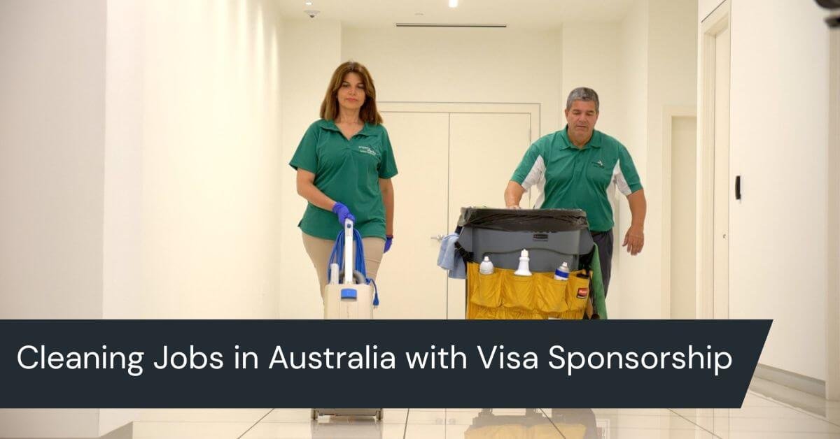 Cleaning Jobs in Australia with Visa Sponsorship 2026