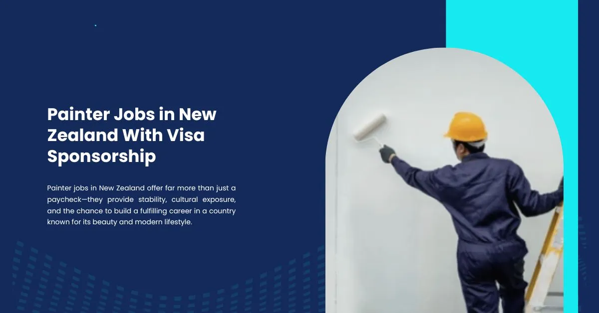 Painter Jobs in New Zealand With Visa Sponsorship 2026