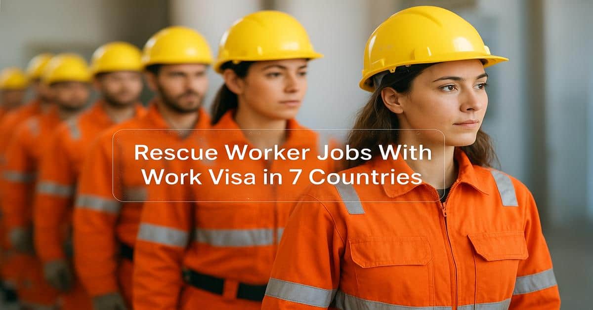 Rescue Worker Jobs With Work Visa in 7 Countries 2026