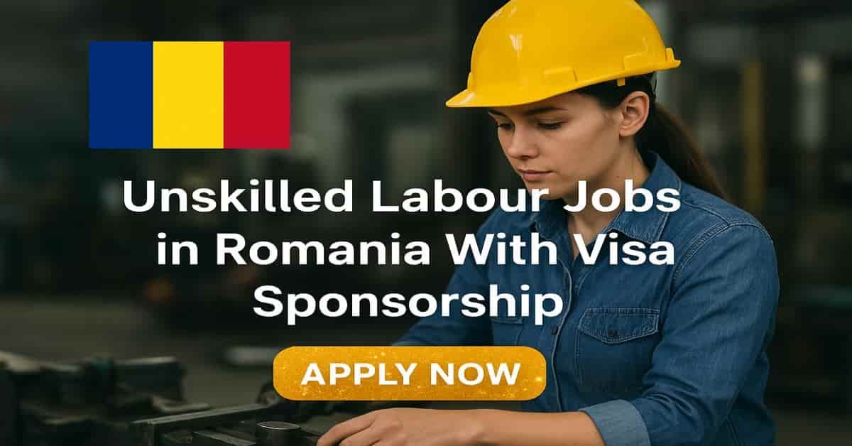 Unskilled Labour Jobs in Romania With Visa Sponsorship 2026