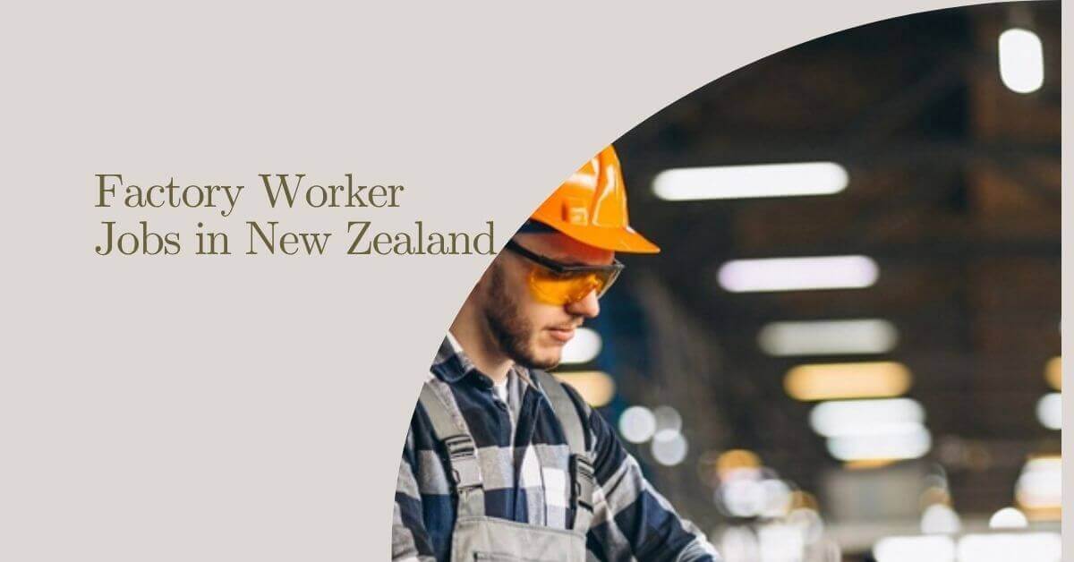 Factory Worker Jobs in New Zealand 2026 - Visa Sponsorship
