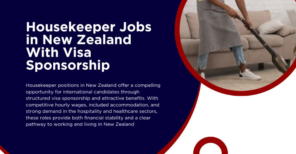 Housekeeper Jobs in New Zealand With Visa Sponsorship 2026