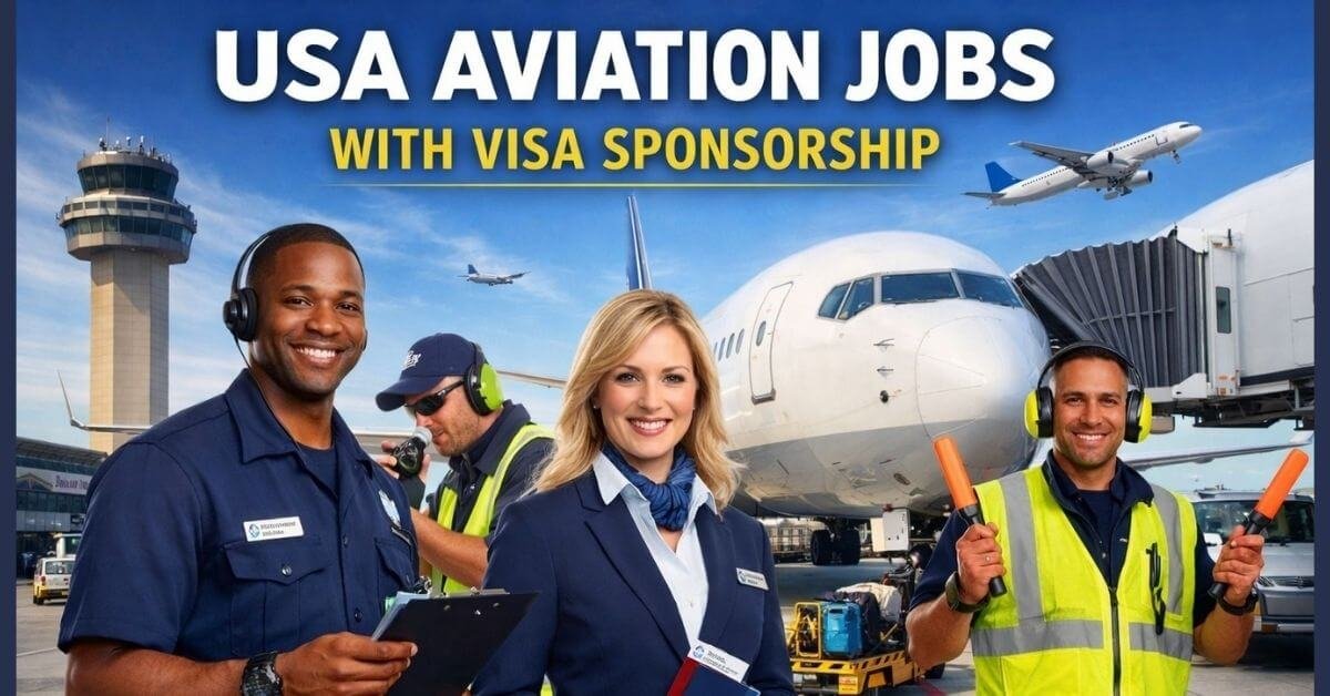 USA Aviation Jobs With Visa Sponsorship 2026 - Apply Now