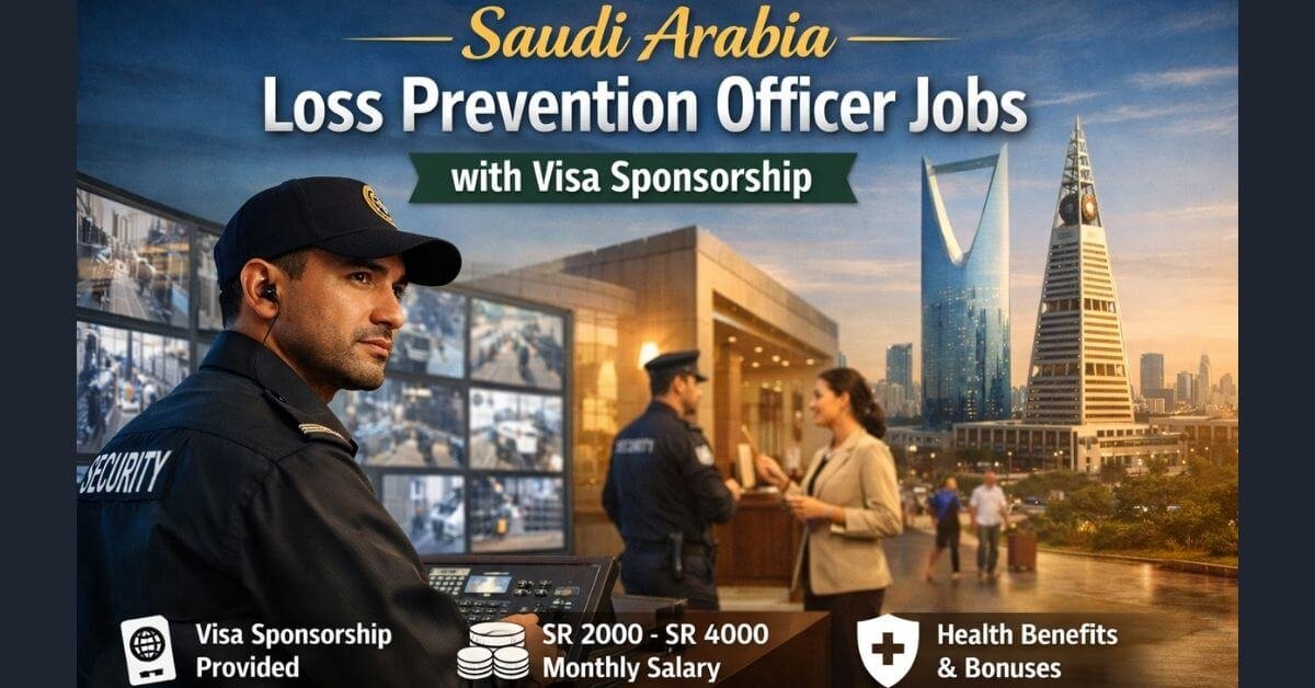 Saudi Arabia Loss Prevention Officer Jobs with Visa Sponsorship