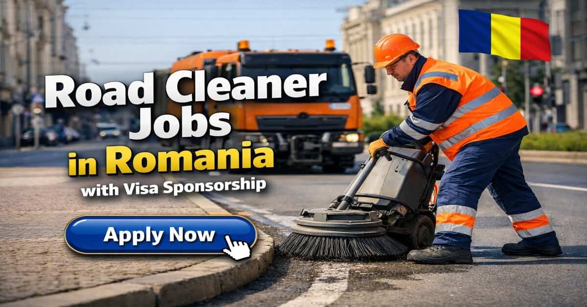 Road Cleaner Jobs in Romania with Visa Sponsorship 2026