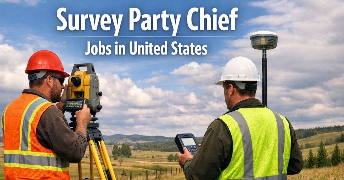 Survey Party Chief Jobs in United States 2026 - Apply Now