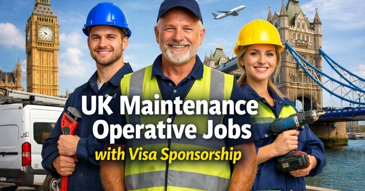 UK Maintenance Operative Jobs with Visa Sponsorship 2026