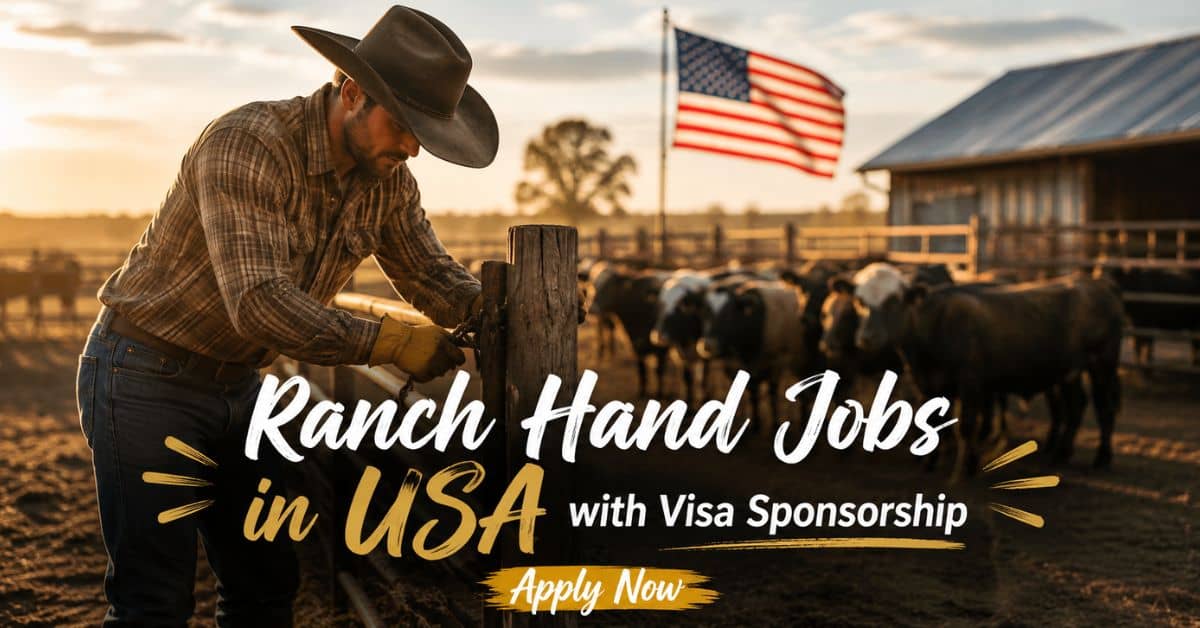 Ranch Hand Jobs in USA with Visa Sponsorship 2026